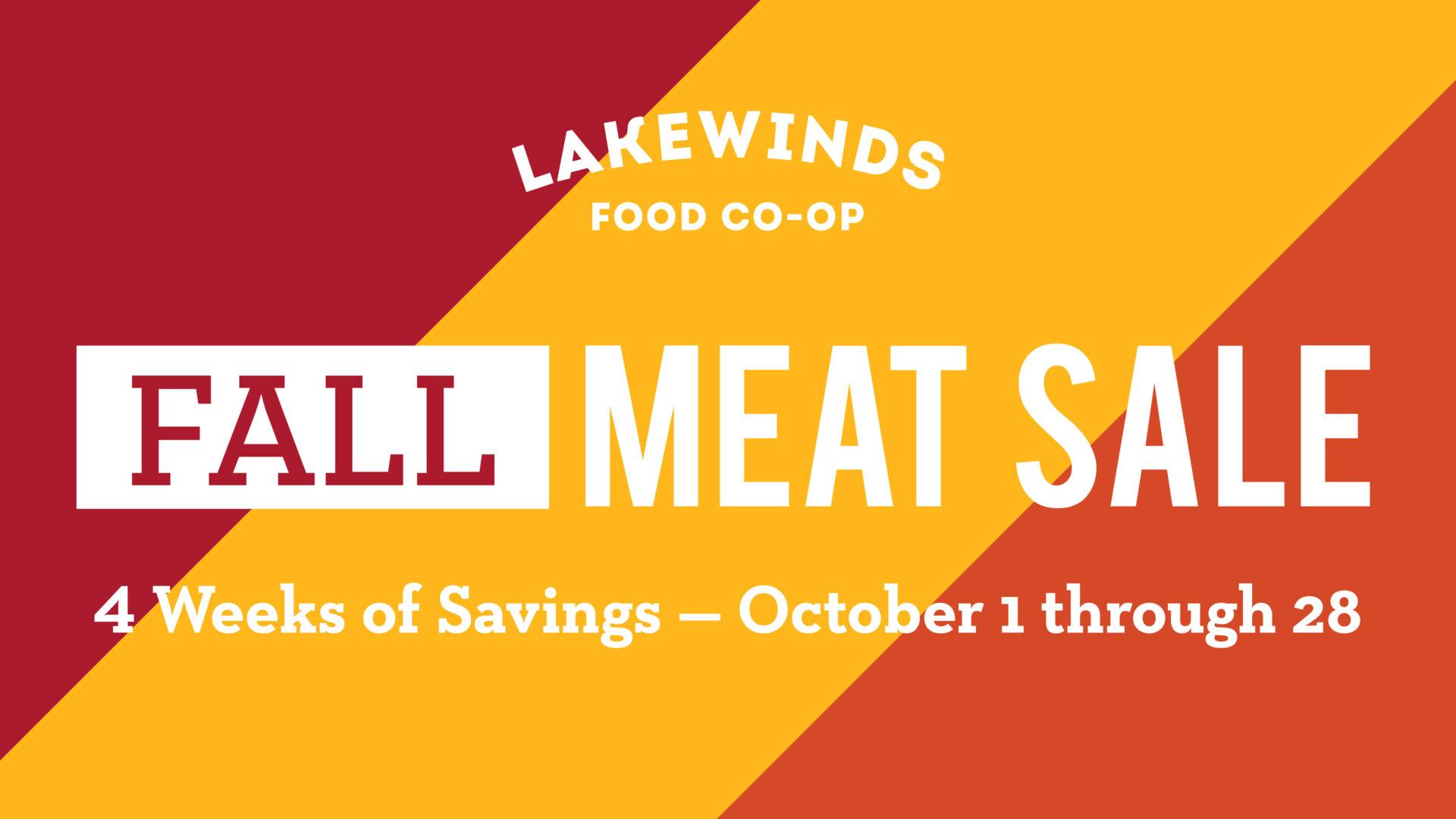 Fall Meat Sale | Lakewinds Food Co-op